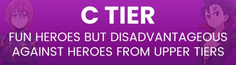 Seven Deadly Sins: Grand Cross Tier List [Mar. 2025 Update]
